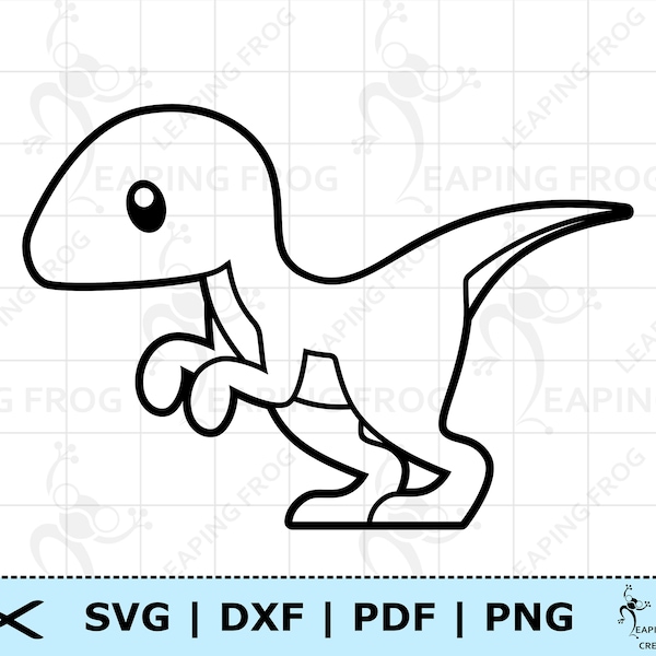 Raptor Coloring Page - Etsy