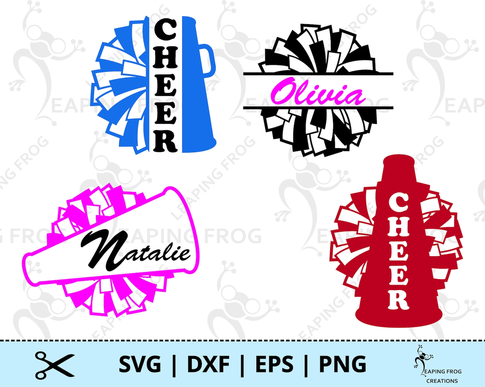 Pom Poms SVG. PNG. Monograms. Cricut Cut & Layered Files, Sublimation ...