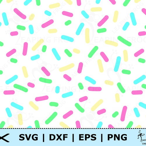 Sprinkles SVG. PNG. Seamless Pattern. Cricut Cut Files - Etsy