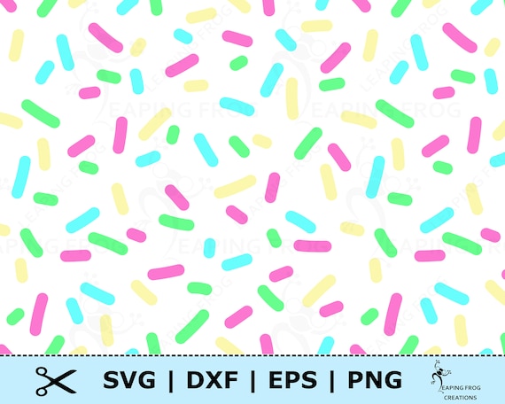 Sprinkles SVG. PNG. Seamless Pattern. Cricut Cut Files | Etsy