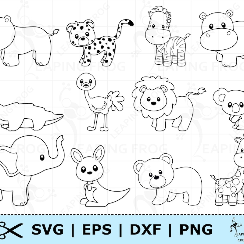 Animal Outline - Etsy