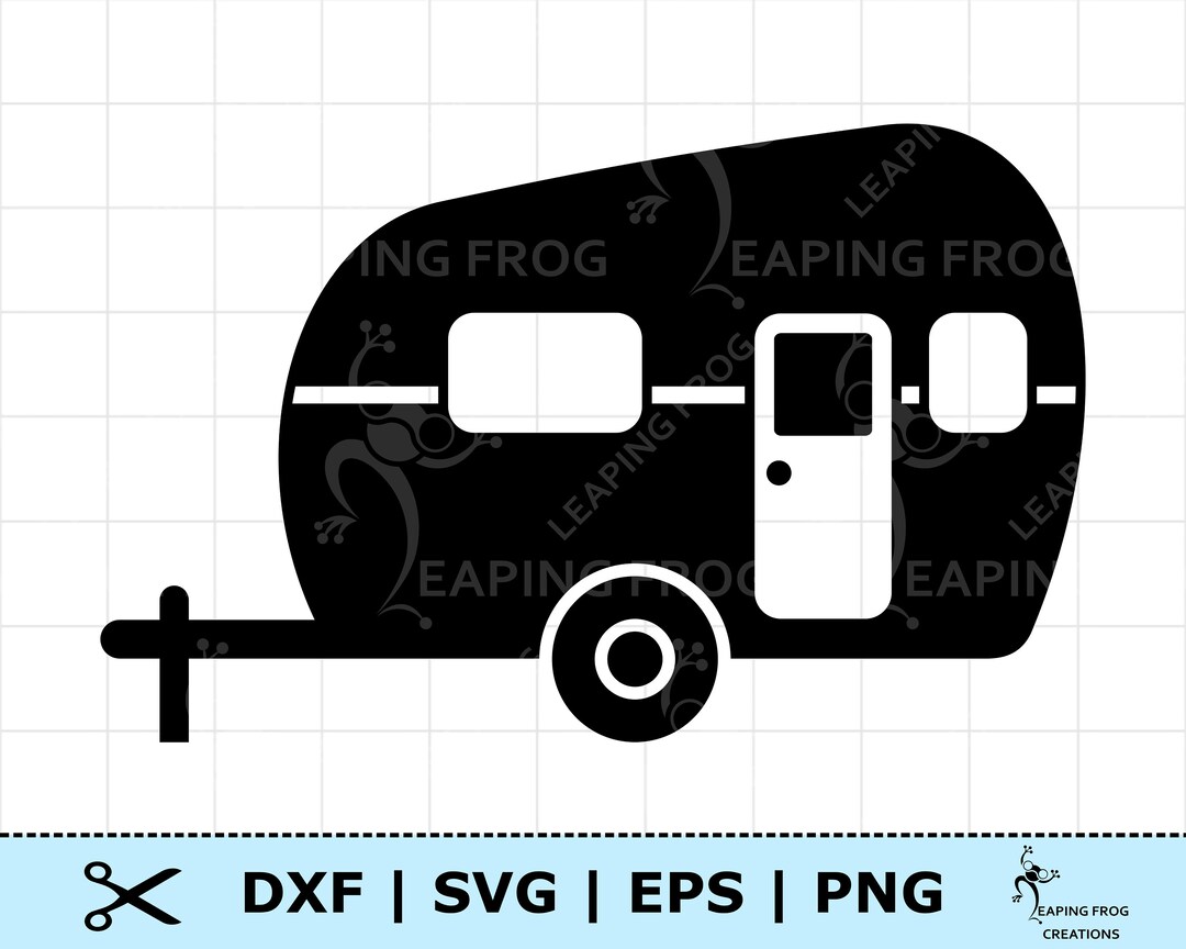 Camper SVG File. Camper Cut File. Camping Svg. Camper Clipart. Cricut ...