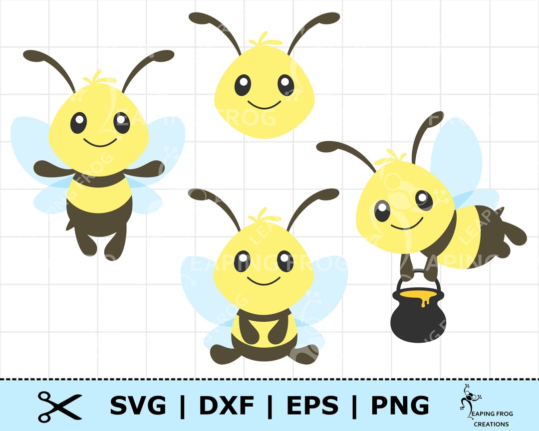 Bee SVG. PNG. Cricut Cut Files, Layered. Silhouette Files. Bumble Bee ...