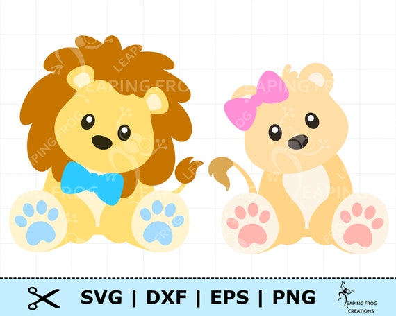 Lion SVG. PNG. 4 Versions Cricut Cut Files Layered Files. - Etsy