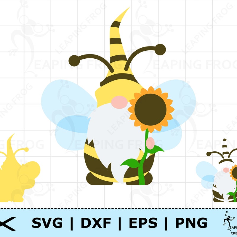 Bee Gnomes Svg - Etsy