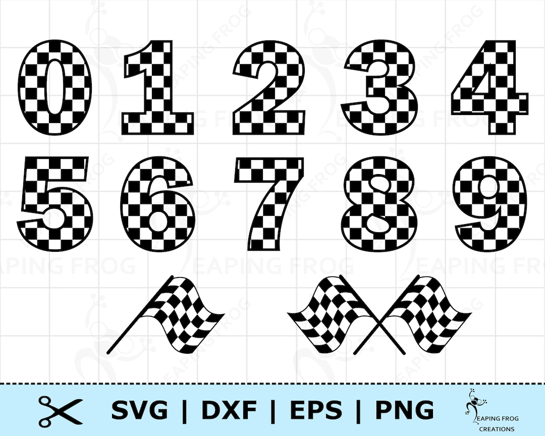 Checkered Numbers Svg Racelife Svg Printable Racing Svg Checkered Flag ... Checkered Numbers Svg Racelife Svg Printable Racing Svg Checkered Flag ...