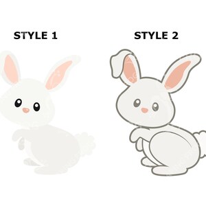 Rabbit SVG. Cricut Cut Files, Layered. Silhouette Files. PNG DXF ...