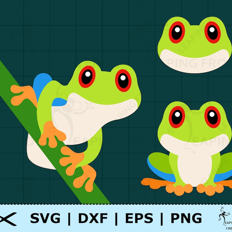 Green Tree Frog - Etsy