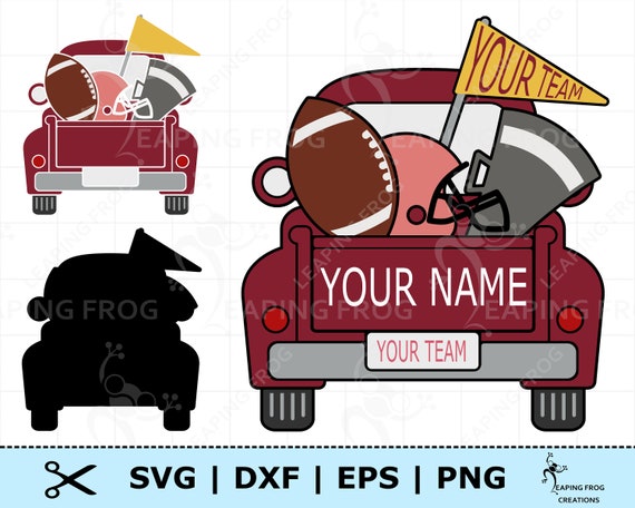 Football Truck SVG. PNG. Cricut Cut Files Layered. | Etsy