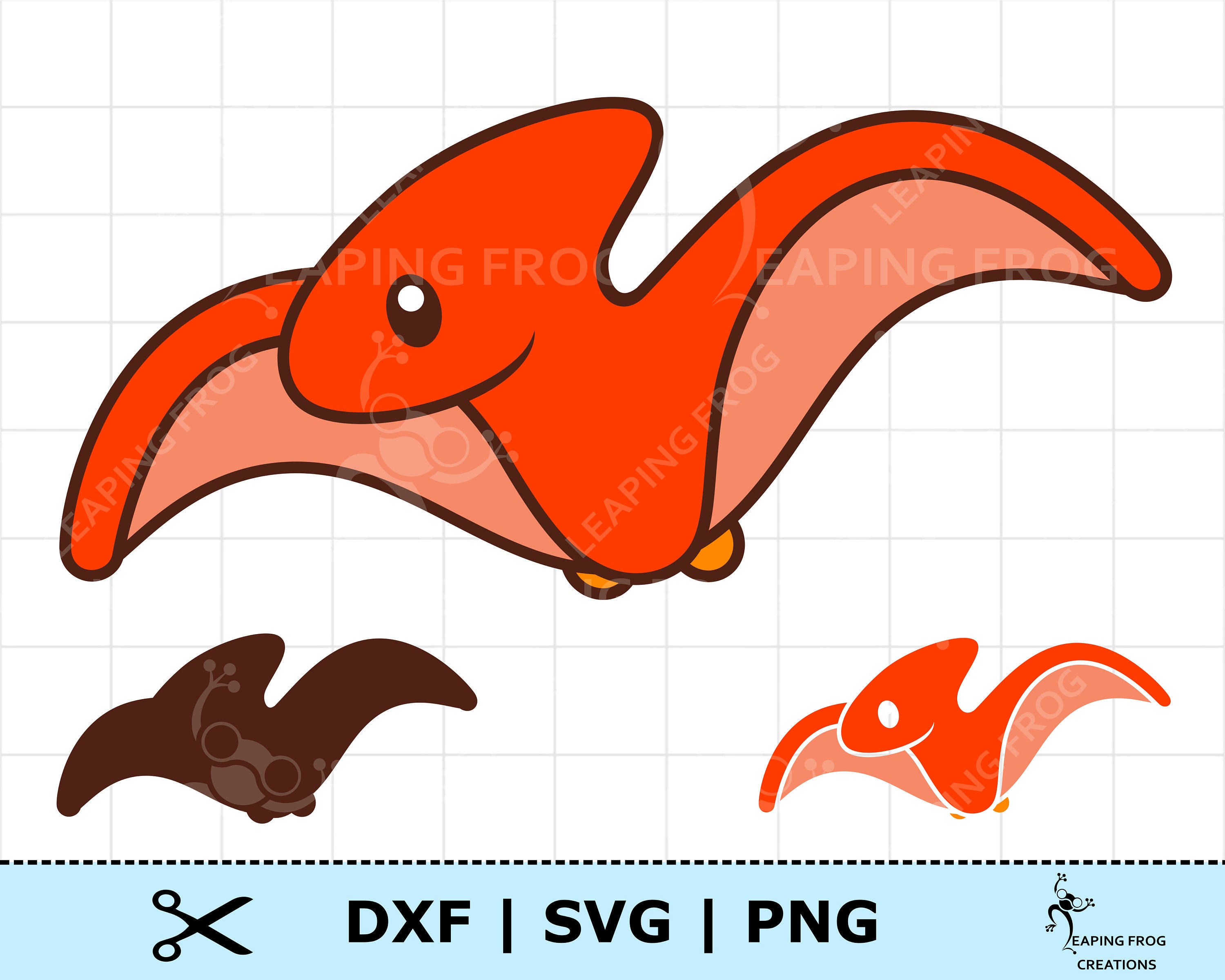 Cute Dinosaur SVG. Pterodactyl SVG. Dinosaur DXF. Png. Cricut Cut Files ...