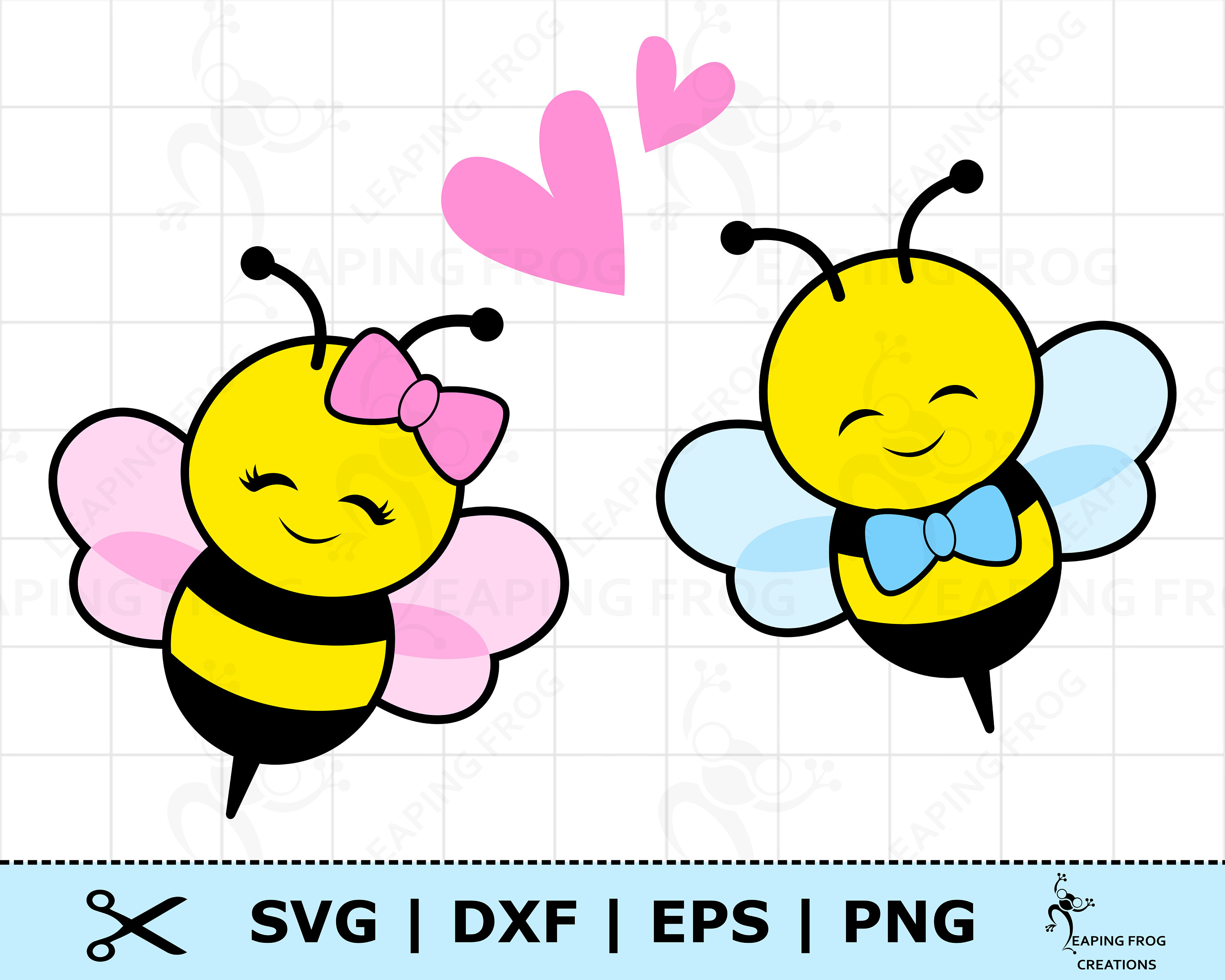 Bumblebee SVG. Bee Couple. Valentine's Day SVG. Circut Cut | Etsy