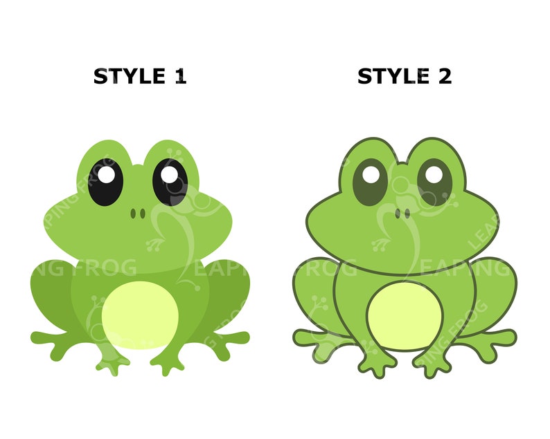Cute Frog SVG PNG DXF. Whole Image & Layered. Cricut - Etsy
