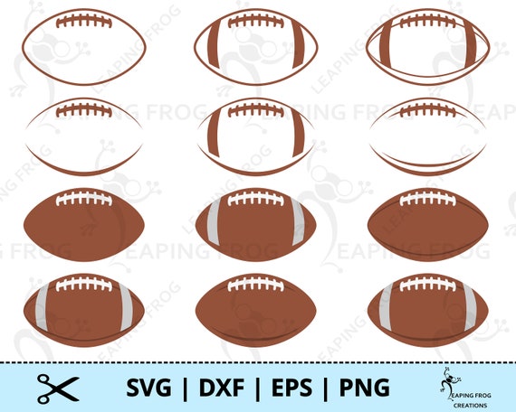 Football SVG. PNG. Cut Layered Files for Cricut & Silhouette - Etsy