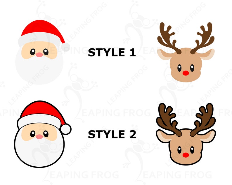 Rudolph SVG. PNG. Santa Claus. Cricut Cut Files Layered - Etsy