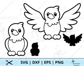 Eagle Outline Svg | Etsy