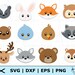 Woodland Animals SVG Set. Heads. Woodland Creatures SVG. Cricut Cut ...