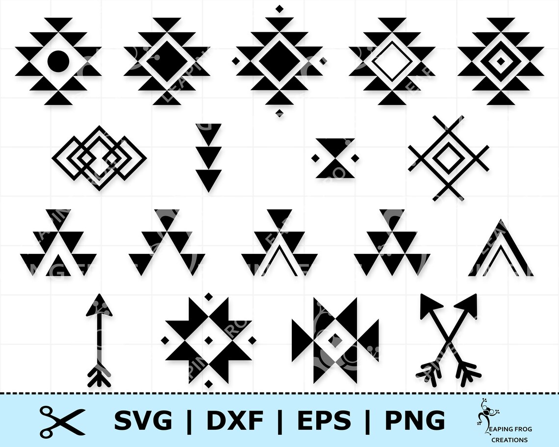 Tribal Pattern SVG. PNG. Aztec. Cricut Cut Files Silhouette - Etsy UK