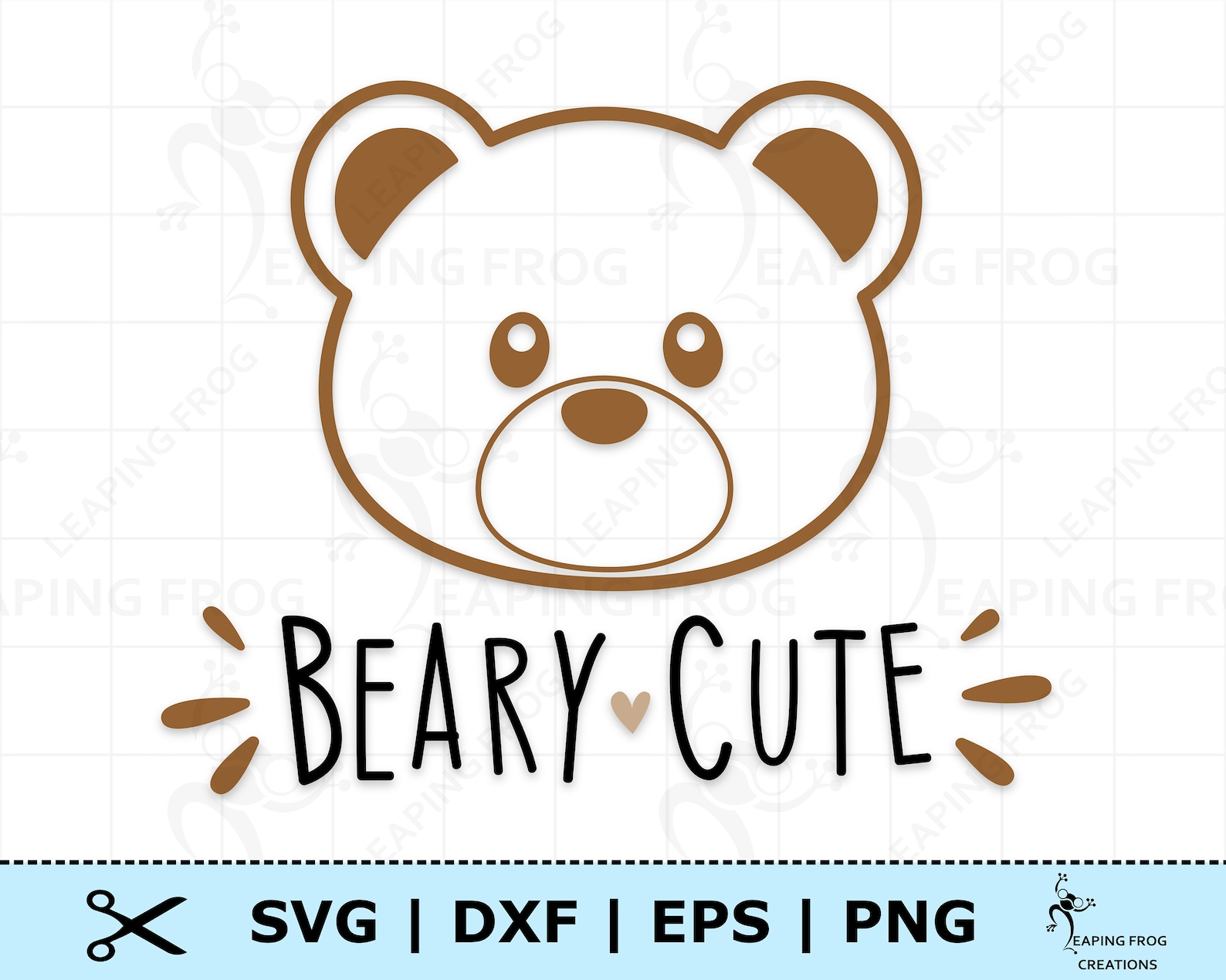 Teddy Bear SVG. PNG . Beary Cute. Cricut Cut Files - Etsy