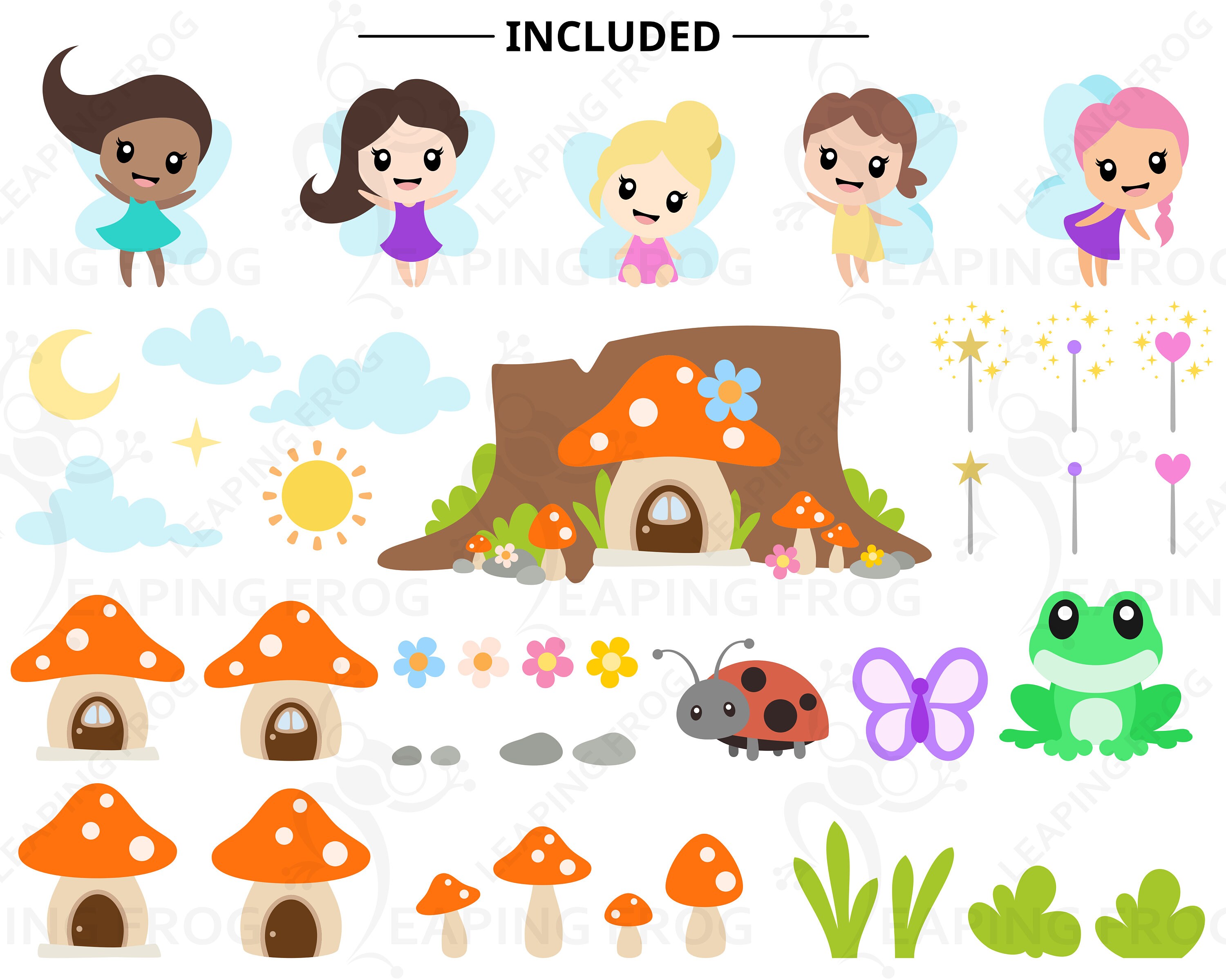 Fairy SVG. PNG. Cut, Layered Files. Cricut, Silhouette, Sublimation ...