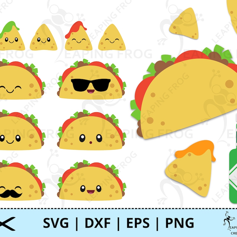 Taco Tuesday Clipart - Etsy