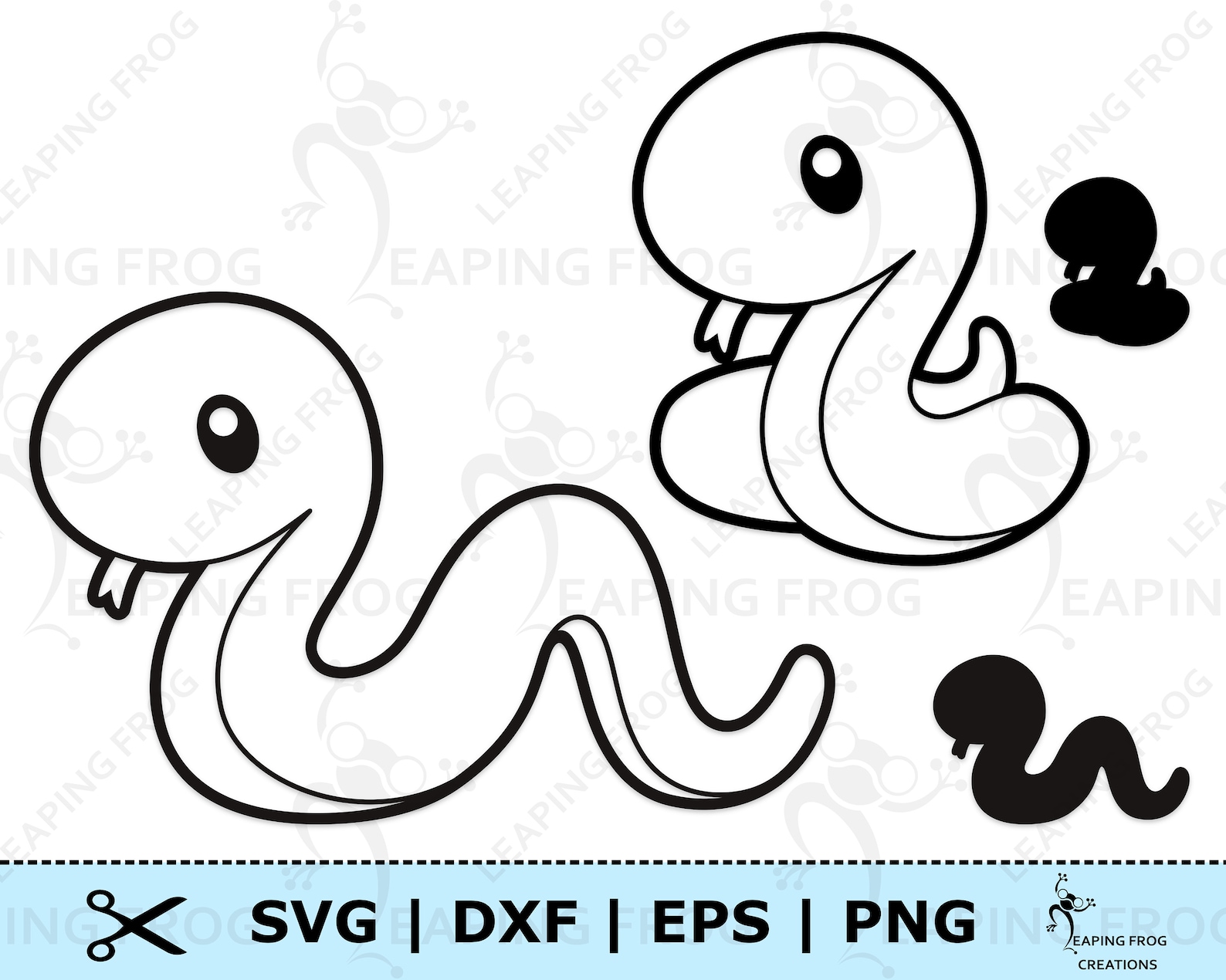 Snake SVG. PNG. Cricut Cut Files Layered. Silhouette Files. - Etsy