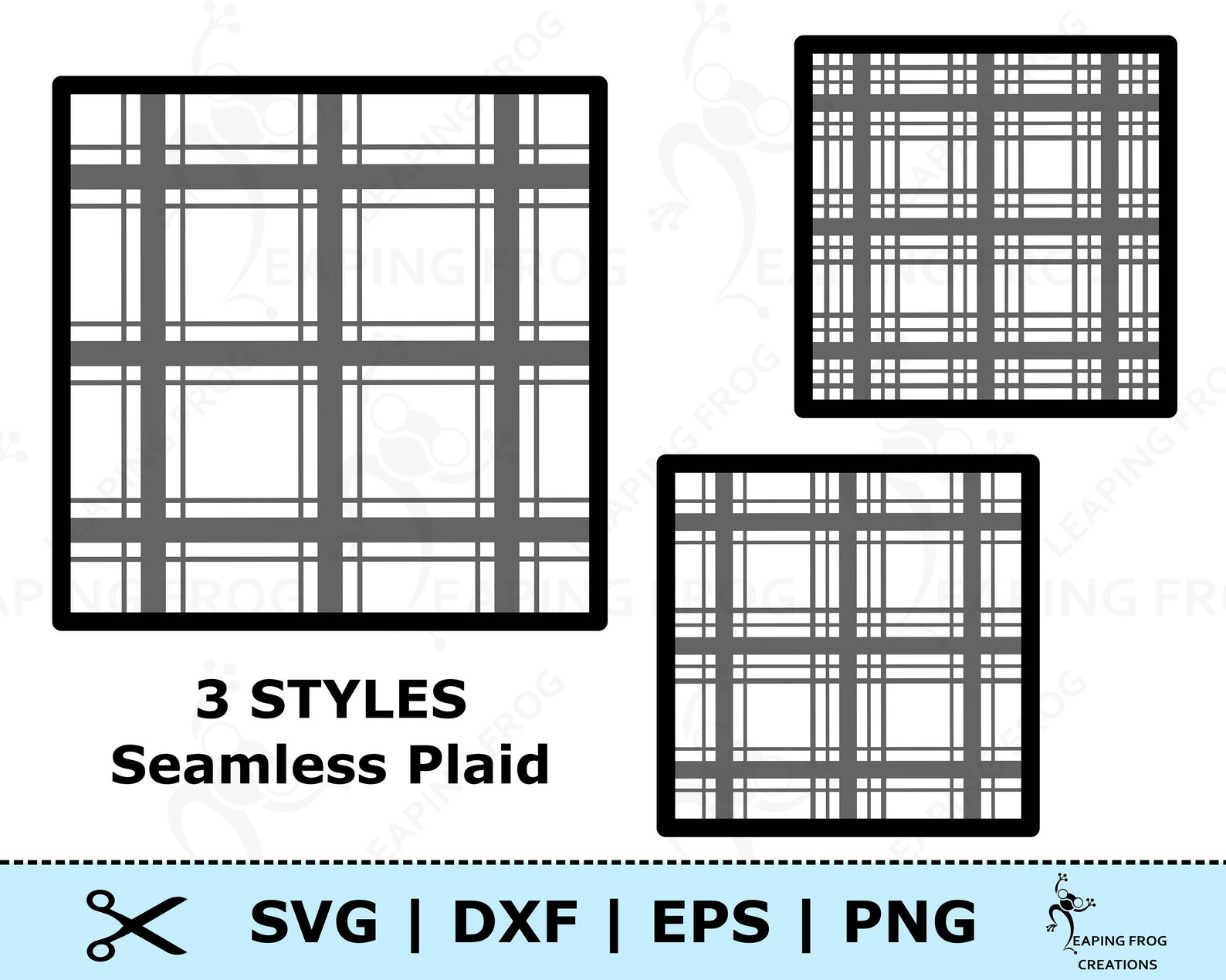 Buffalo Plaid Pattern SVG. Cricut Cut Files Silhouette. Black - Etsy