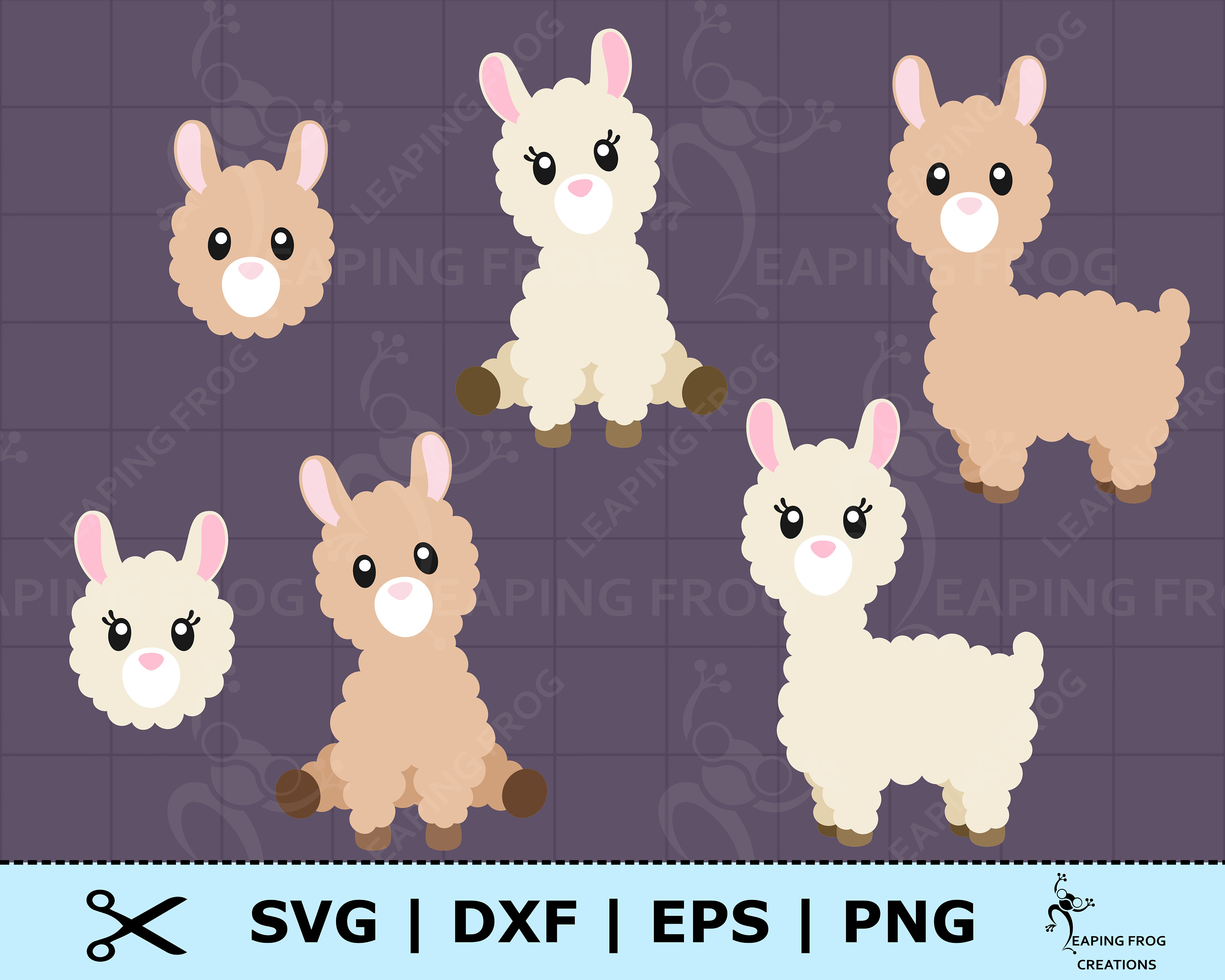 Llama SVG. Boy Llama, Girl Llama. Cricut Cut Files, Layered. Silhouette ...