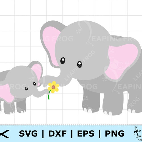 Elephant SVG. Bundle Set. Cricut Cut Files Layered. - Etsy