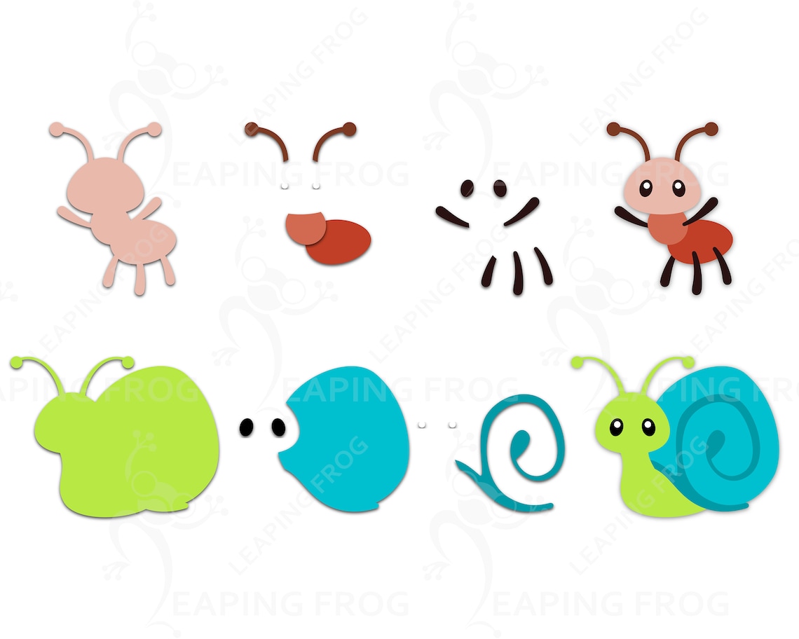 Insects SVG. PNG. Circut cut files layered files. Silhouette | Etsy