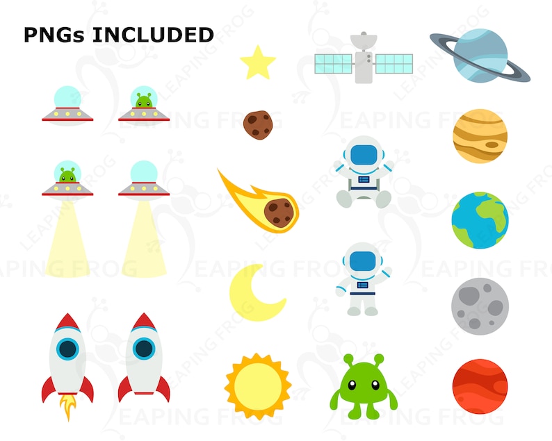 Space SVG. PNG. Cricut Cut Layered Files. Silhouette Files. - Etsy