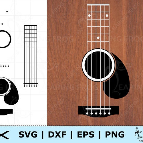 Guitar SVG. PNG. Cricut Cut Files Silhouette Files. Strings - Etsy