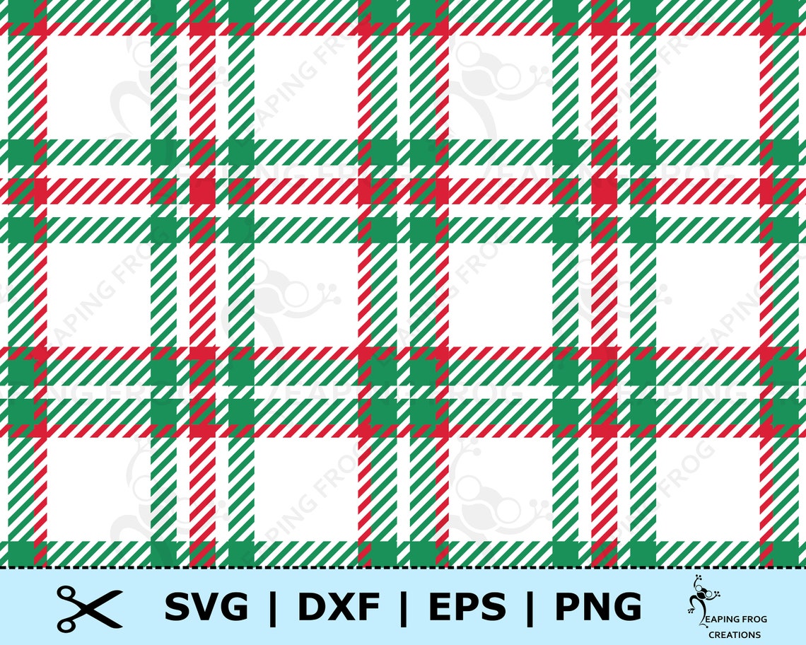 Christmas Plaid Pattern SVG. PNG. Tiling. Cricut Cut Files - Etsy