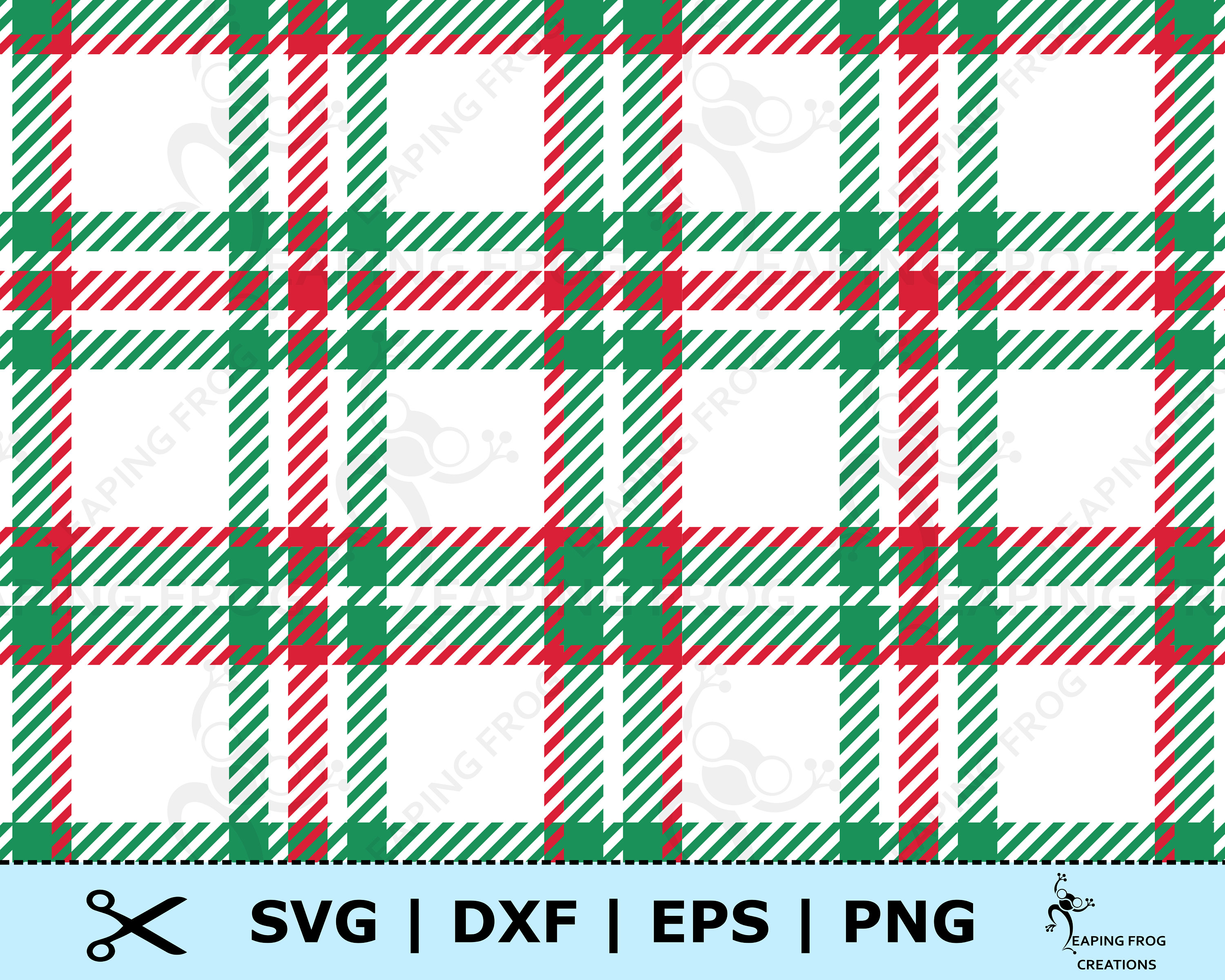 Red And Green Plaid Background