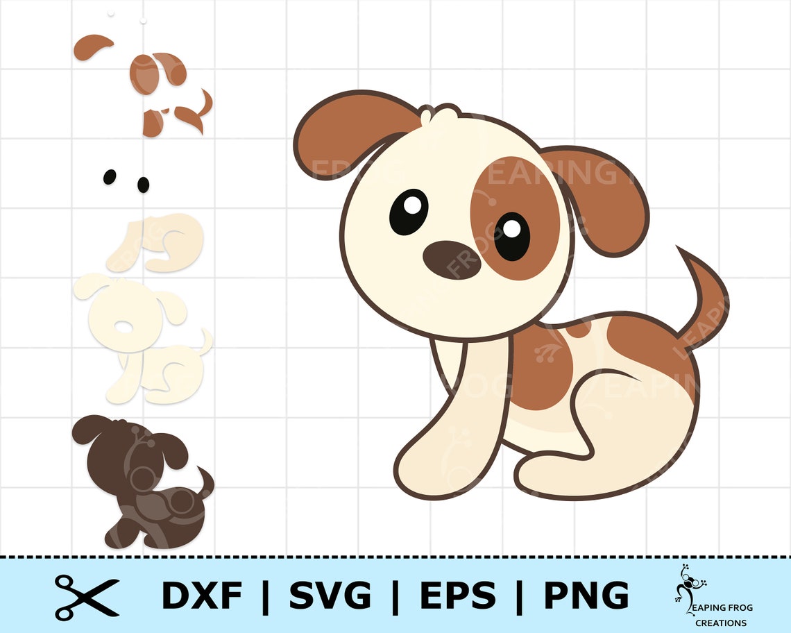 Puppy SVG. Dog Svg. Cricut Cut Files Silhouette. Dog Cut - Etsy