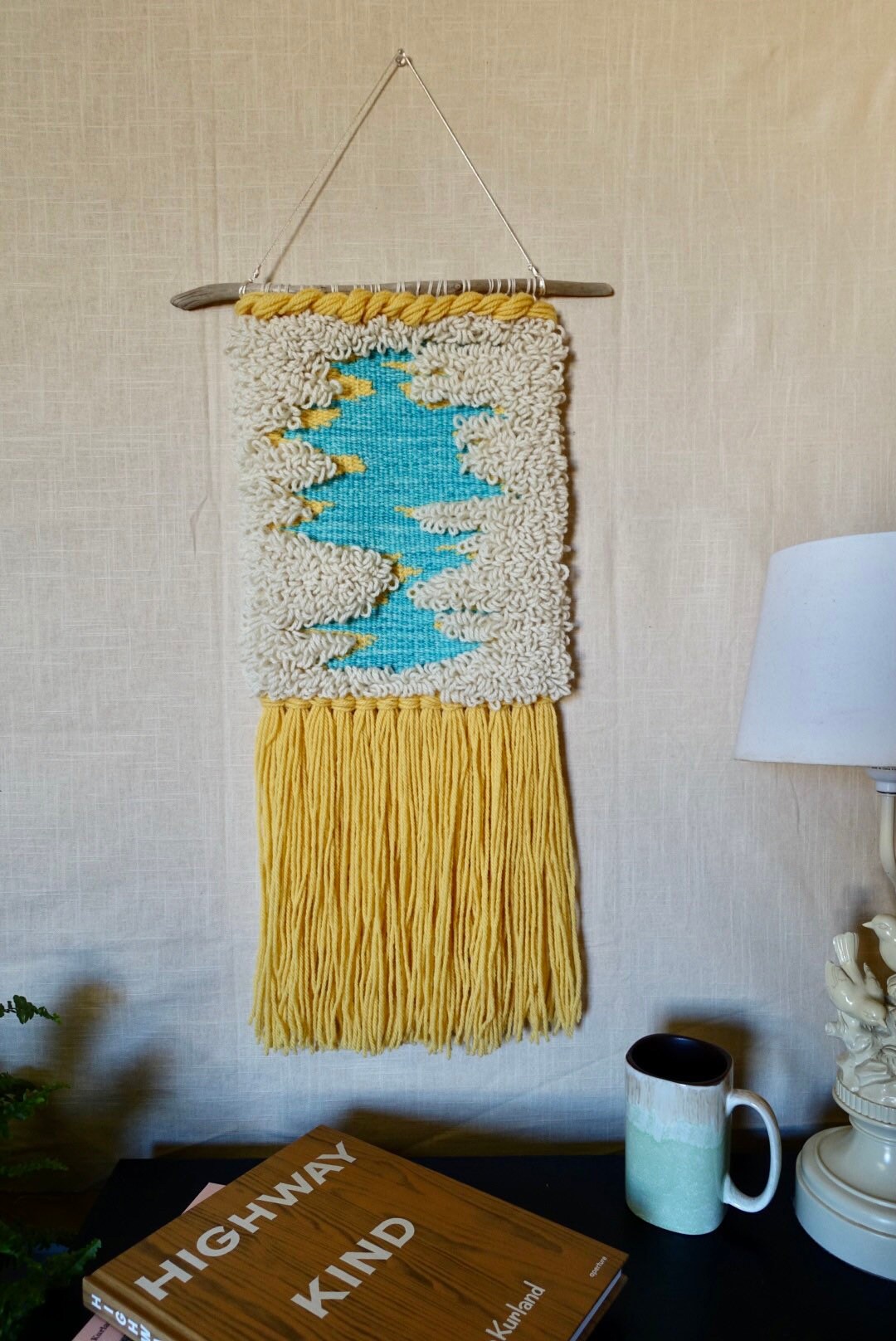 Woven Wall Art Weaving Ocean Skies - Etsy