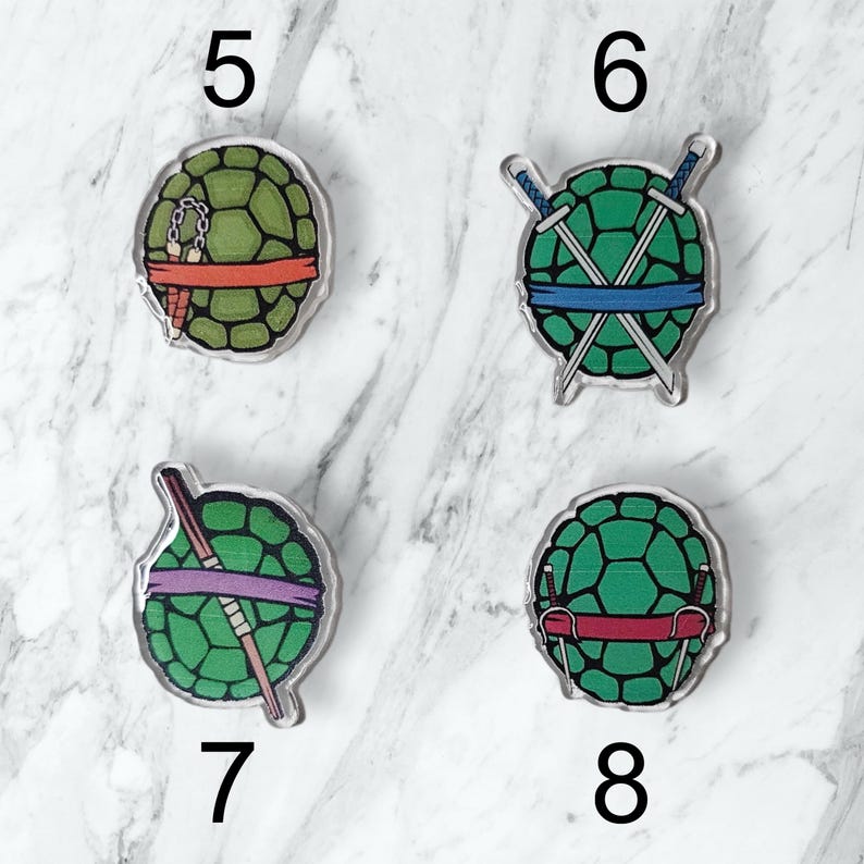 Cartoon Turtle Ninja Themed Radiology Tech Markers • Personalized Rad ...
