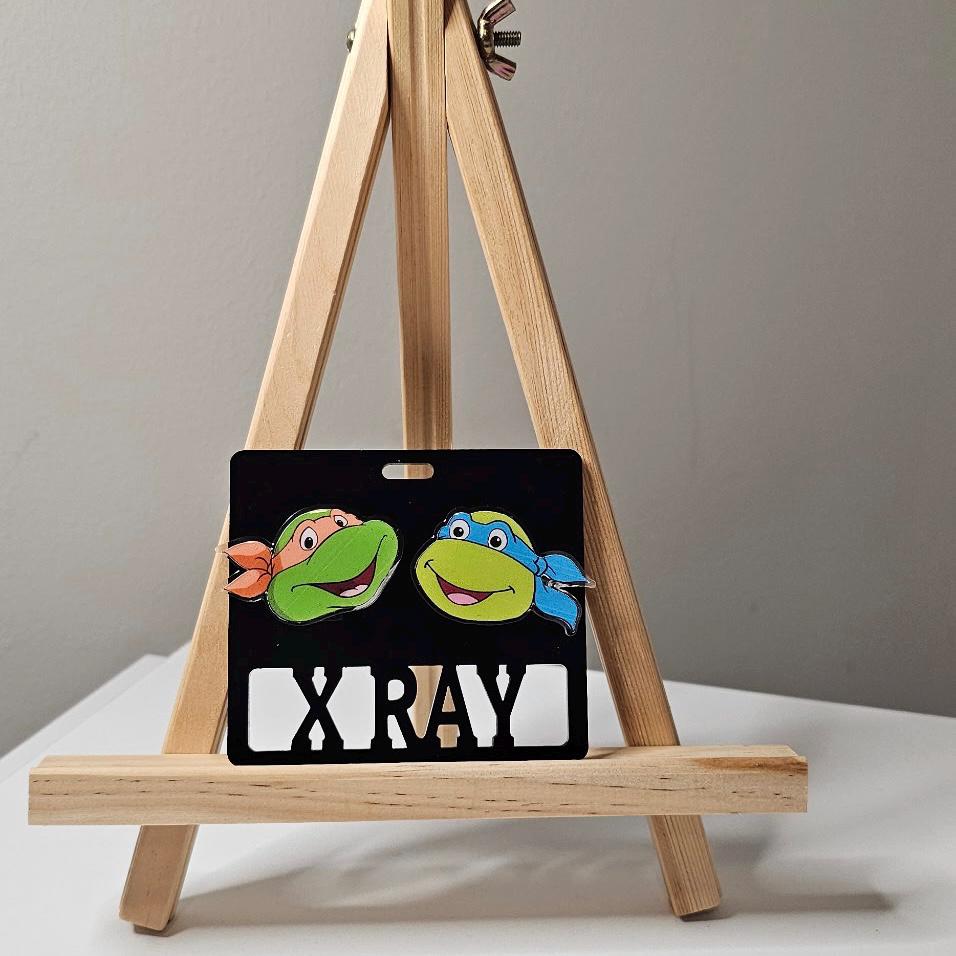 Cartoon Turtle Ninja Themed Radiology Tech Markers • Personalized Rad ...