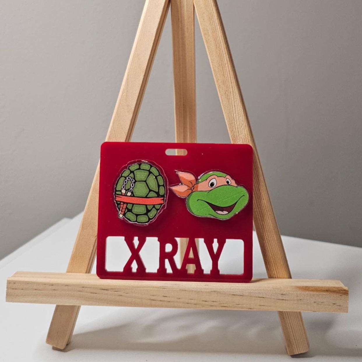 Cartoon Turtle Ninja Themed Radiology Tech Markers • Personalized Rad ...