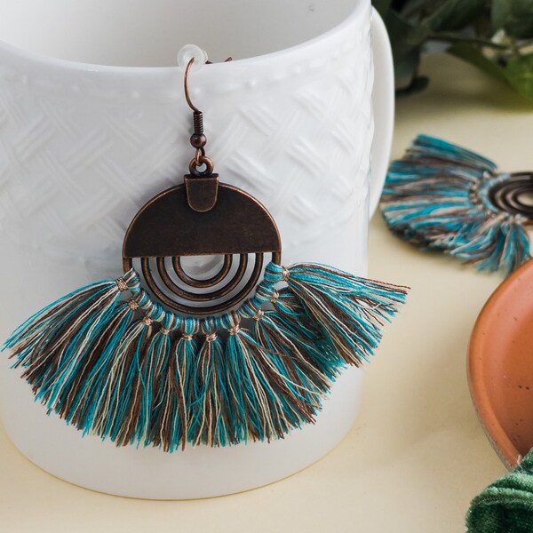 Fan Earrings - Etsy
