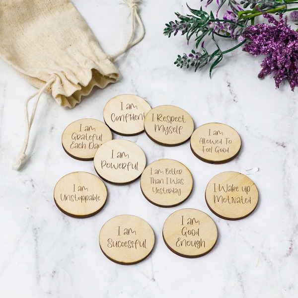 Pocket Affirmation Svg - Etsy