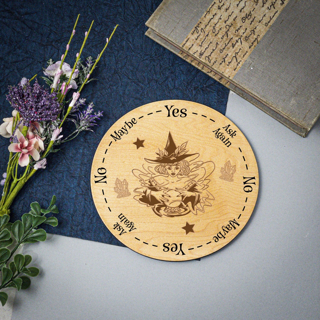 WITCH PENDULUM BOARD Witch Board Witchcraft Supplies Wood Pendulum ...