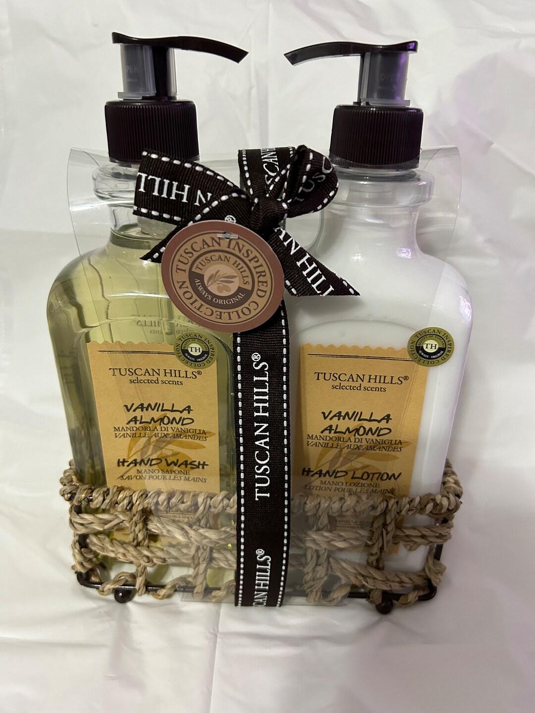 Tuscan Hills Vanilla Almond Hand Wash & Lotion Set - Etsy