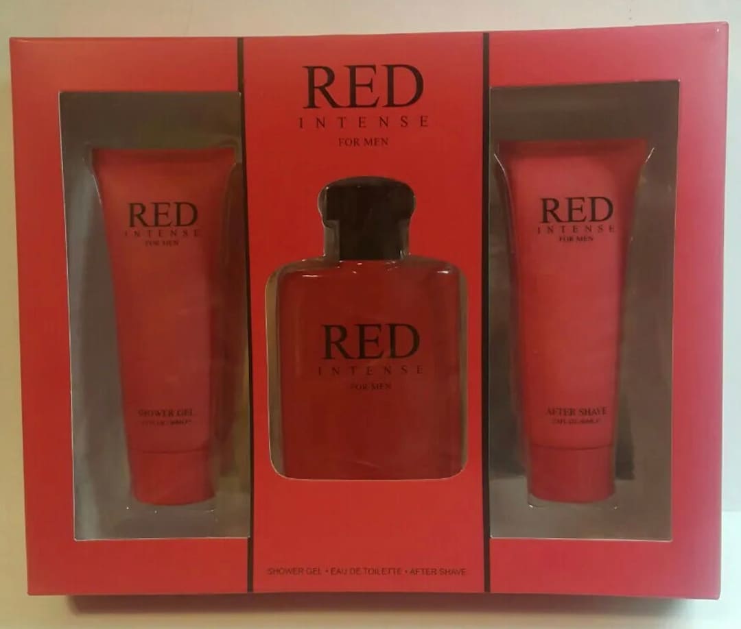 Red Intense Cologne 1.7 Oz Shower Gel 2.8 Oz & 2.8 Oz After - Etsy