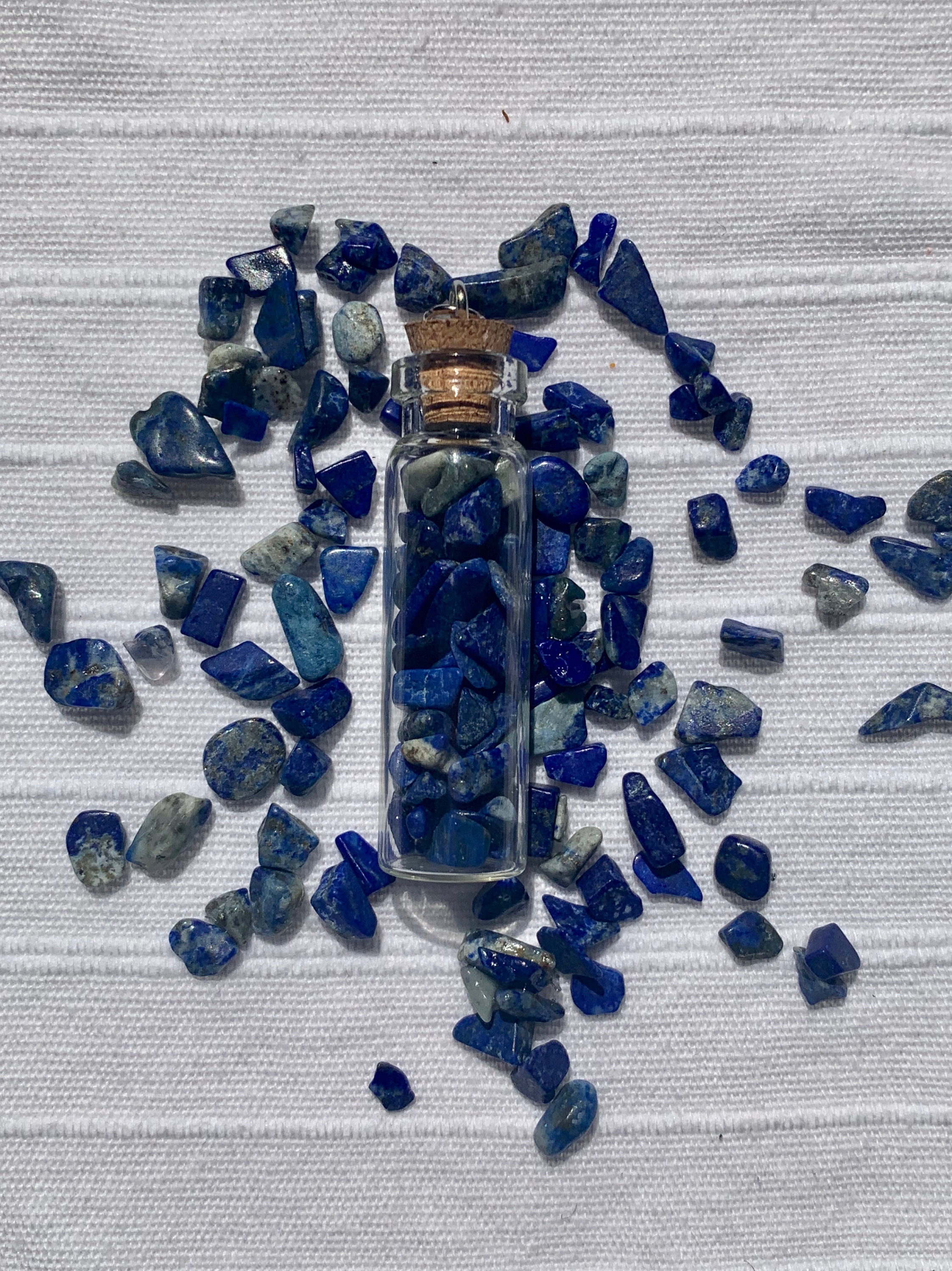 Vial Pendants With Healing Crystals Rose Quartz, Citrine, Amethyst ...