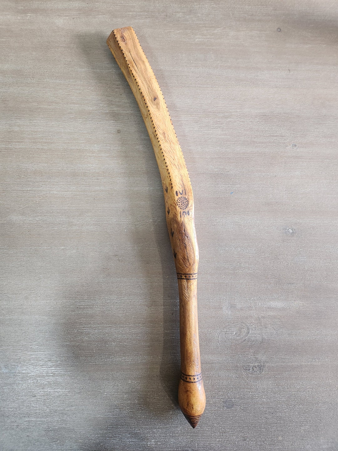 Authentic Aboriginal Wooden Waddy whacking Stick 58cm Long - Etsy