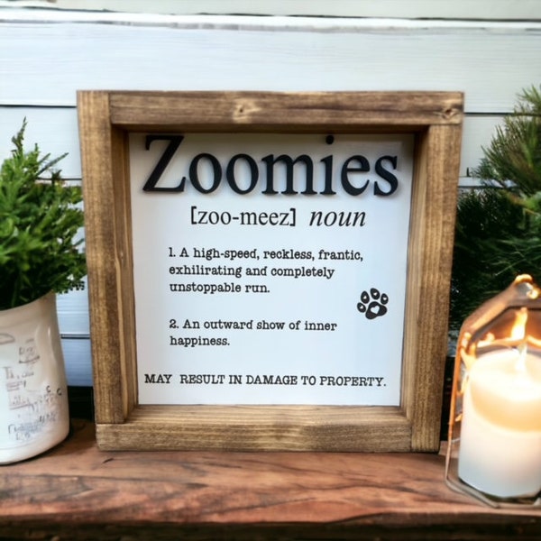 Wood Dog Sign - Etsy