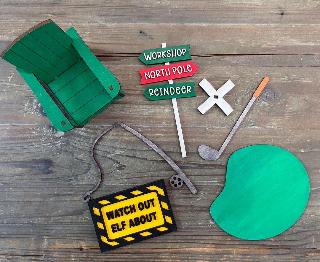Christmas Elf Props Bundle Elf Props Fun Elf Props Christmas Elf ...