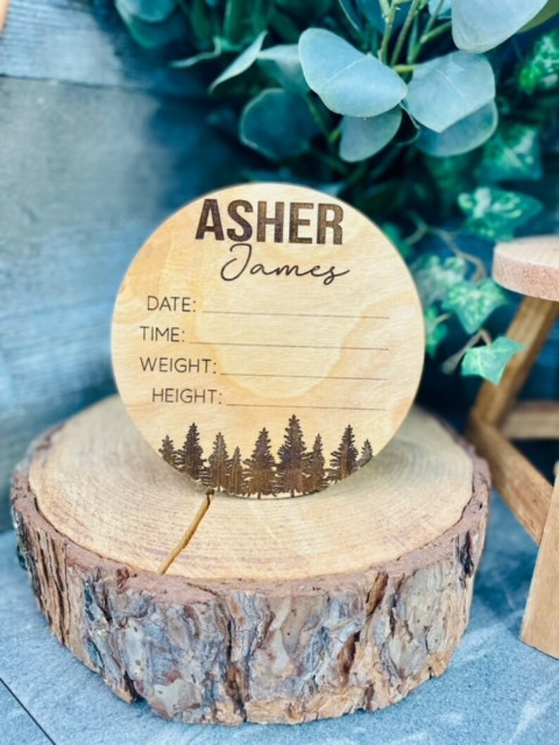 Forest Monthly Milestone Cards Milestone Signs New Baby - Etsy