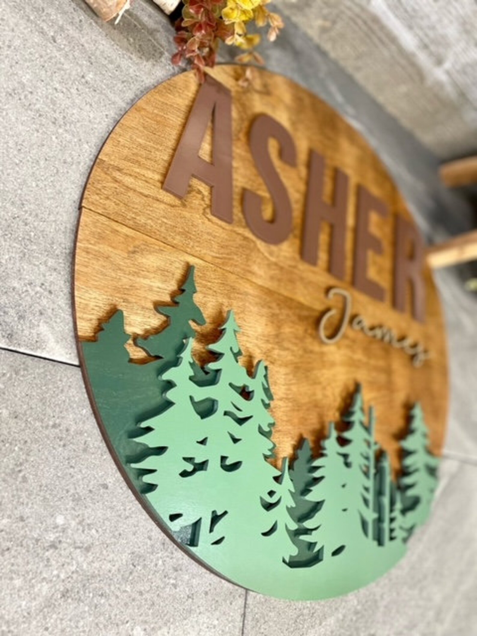 Woodland Nursery Name Sign Woodland Nursery Decor Woodland - Etsy