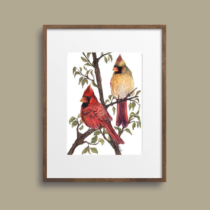 Cardinal Table Decor - Etsy
